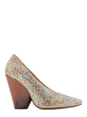 DRIES VAN NOTEN Embellished Leather Pumps