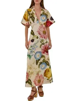 PALM. NOOSA Jasmine Floral-print Maxi Dress