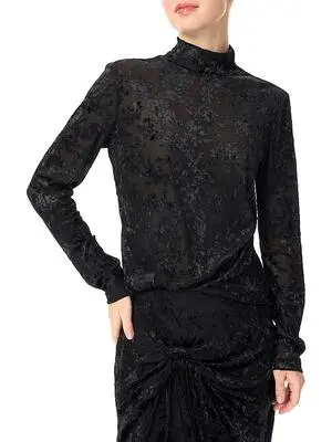 JANET HOWARD NEW YORK Poppy Top Black