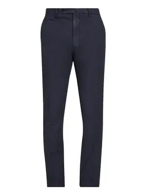 SLOWEAR Doeskin Flat-front Pants Navy
