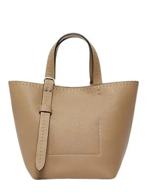 Max Mara Archetipo Extra Small Leather Handbag Mud
