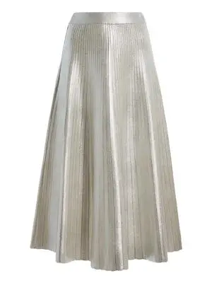 PARTOW Anya Foiled Midi Skirt 