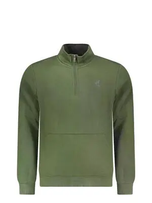 U.S. Grand Quarter-zip Logo-embroidered Sweatshirt Green