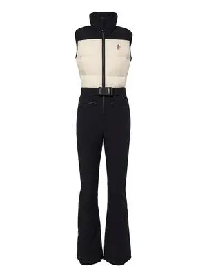 Moncler Belted Ski Suit Black