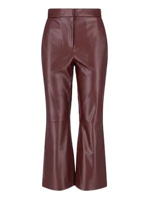 CALVIN KLEIN Faux Leather Trousers