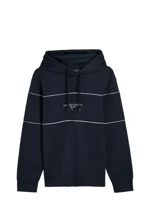 EMPORIO ARMANI Logo Modal Over The Head Hoodie