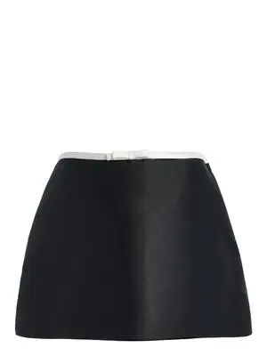Simkhai Viana Satin Mini Skirt Multi