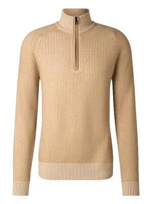 Bogner Dwayne Virgin Wool And Cashmere Turtleneck - Camel/cream