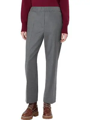 Max Mara Wkdhateley Wool Blend Straight Pants - Medium Grey