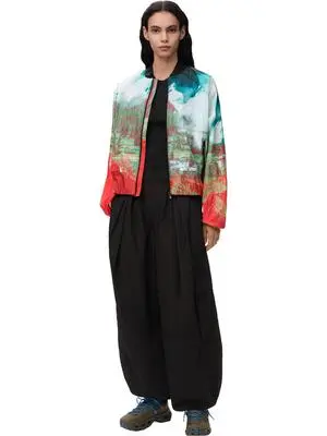 LOEWE Zip-up Jacket In Technical Shell