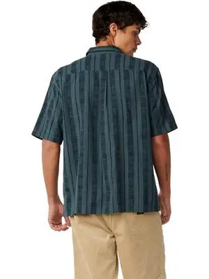RIP CURL Pacific Rinse Stripe Button Up Shirt