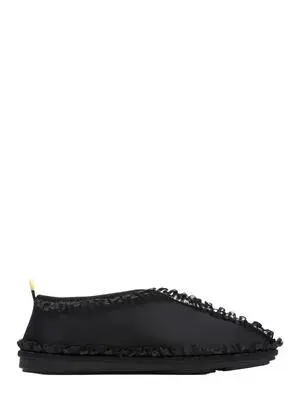 GANNI X Lululemon Flat Mate Ruffle Trim Shoes Size - Black