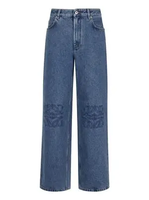 LOEWE ANAGRAM BAGGY JEANS