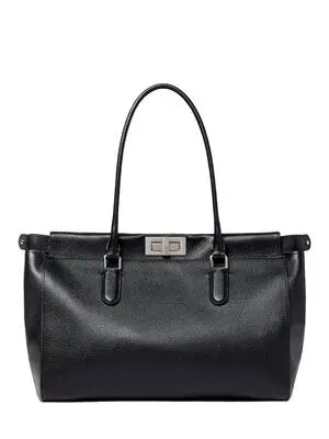 Fendi Peekaboo Tote Shoulder Bag - Black