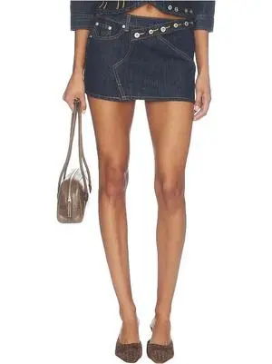 With Jéan Drew Skirt In Blue - Indigo Blue