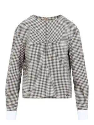 Marni Marni Checkered Cotton Shirt Women Multicolor