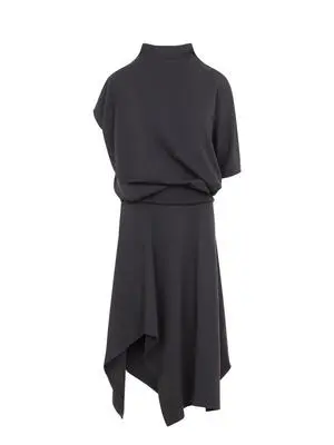 LEMAIRE Lemaire Twisted Dress Women Gray