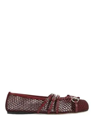 Gucci Gucci Mesh Ballerinas Women Red