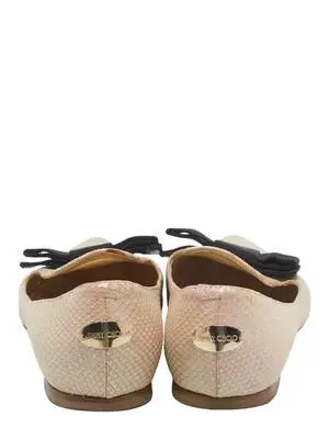 JIMMY CHOO Gala Bow Flat Pumps