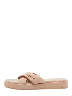 GIANVITO ROSSI Alima Crossover Sandals - Neutrals