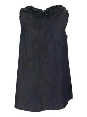 MAX MARA Ruffled Bead-embellished Top
