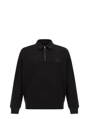 C.P. COMPANY C.P. Company Men Black Cotton Fleece Sweatshirt Black
