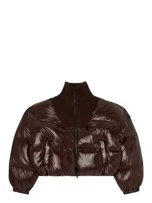 DIESEL® Diesel Women Quilted Jacket Brown
