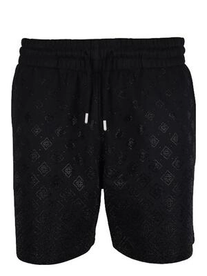 Casablanca Monogram Shorts - Black