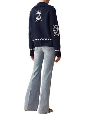 ZIMMERMANN Clash Intarsia Sweater