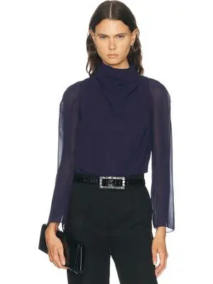ALTUZARRA Altuzarra Cara Top In Navy