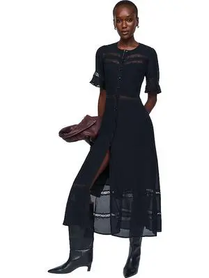 REFORMATION Woodson Midi Dress Red