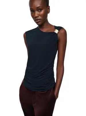 SANCTUARY Revelry Asymmetrical Hardware Tank Top
