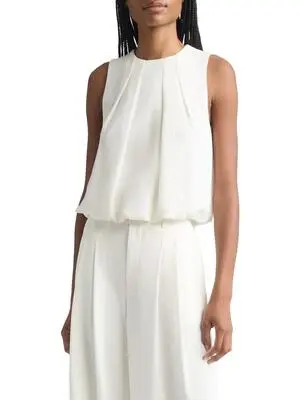 Cinq À Sept Avira Sleeveless Top Ivory