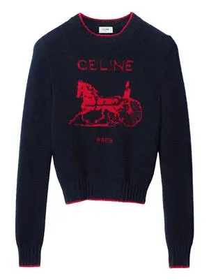 CELINE Celine Women Lambswool Crew-Neck Sweater