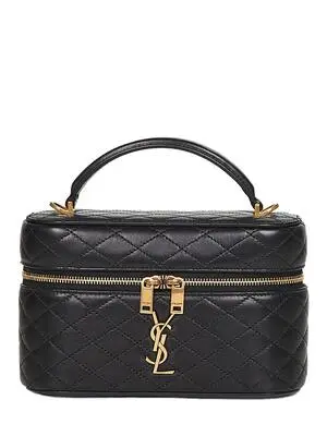 Saint Laurent Saint Laurent Women Saint Laurent Gaby Vanity Bag In Leather Multicolor