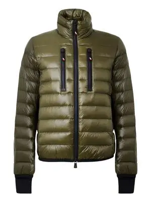 Moncler Quilted Down Jacket Green