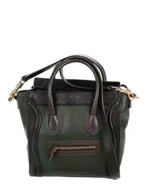 CELINE Nano Luggage Leather Tote Bag