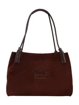 ETRO Etro Libra Medium Suede Shopping Bag Women
