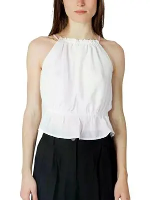 PEPE JEANS Ruffled Halter-neck Top