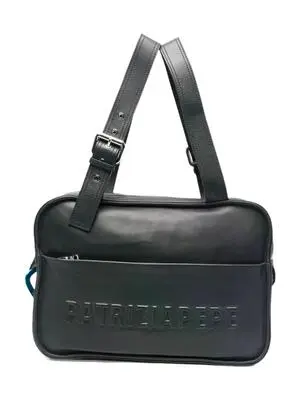 PATRIZIA PEPE (im)perfection Leather Shoulder Bag