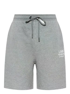 L/AB C/O OFF-WHITE Logo-print Drawstring Shorts