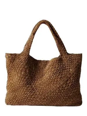 Beek Willet Woven Shoulder Bag Chestnut