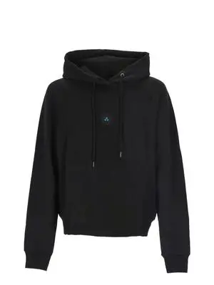 PEUTEREY Logo-patch Raglan-sleeve Hoodie