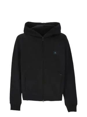 PEUTEREY Logo-patch Zip-up Hoodie