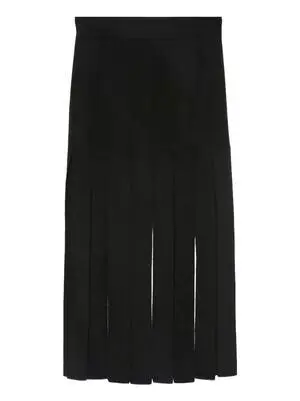 LISA YANG Pannelli Panelled Skirt Black