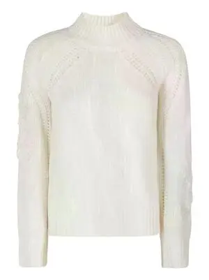 ERMANNO FIRENZE Embroidered Raglan-sleeve Sweater
