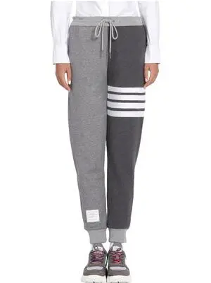 Thom Browne Fun-mix Classic Loopback 4-Bar Track Pants Gray