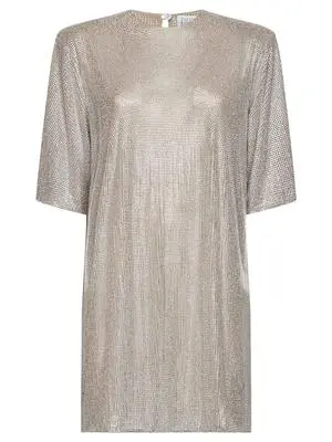 Giuseppe Di Morabito Giuseppe Di Morabito Crystal Embellished Dress Silver