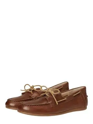 THE FRYE COMPANY Naya Boat Shoes Women's Shoes Cinnamon