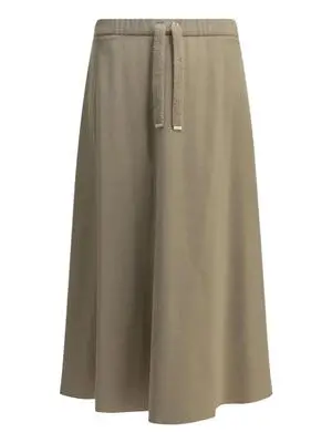 HERNO Beige Flannel Skirt